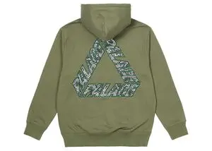 PALACE P3 Snake Applique Hood - Olive