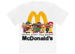 CACTUS PLANT FLEA MARKET X Mcdonalds Cactus Buddy And Friends Tee Shirt - White