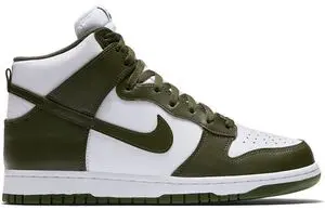 Nike Dunk High Retro Sneakers - Cargo Khaki/white