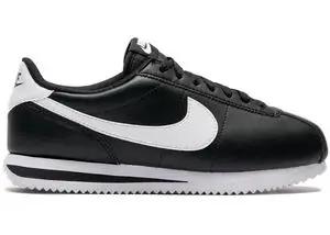 Nike Cortez Leather Sneakers - Black/white