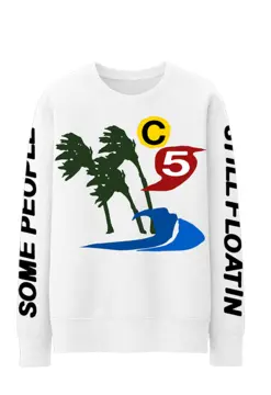 LIL WAYNE Cactus Plant Flea Market Crewneck Sweatshirt - White