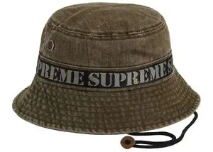 Supreme Supreme Stencil Webbing Boonie Olive