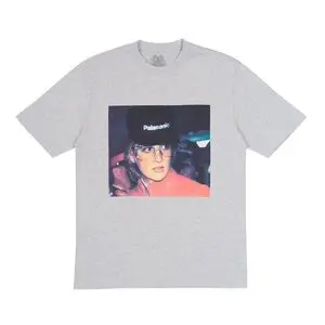 PALACE P.o.w. Tee Shirt - Grey Marl