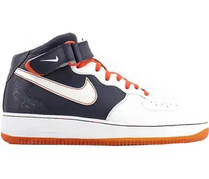 Nike Air Force 1 Mid '07 - Obsidian/white/orange Blaze