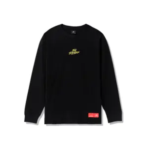 100 THIEVES No Camping Long Sleeve T-shirt - Black
