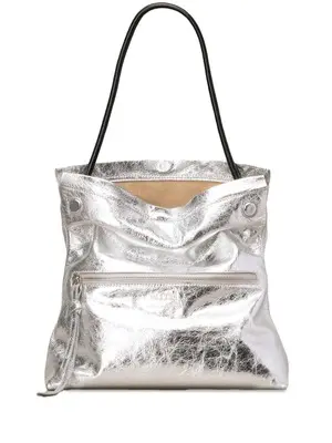 AMI Paris Metallic Folded Shoulder Bag