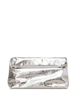 AMI Paris Metallic Folded Shoulder Bag