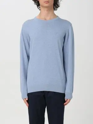 Barbour Barbour Cotton Knit Crewneck Jumper Sky Blue