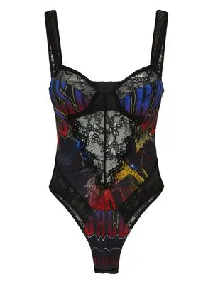 Dsquared2 Panelled Lace Body