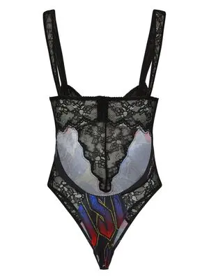 Dsquared2 Panelled Lace Body