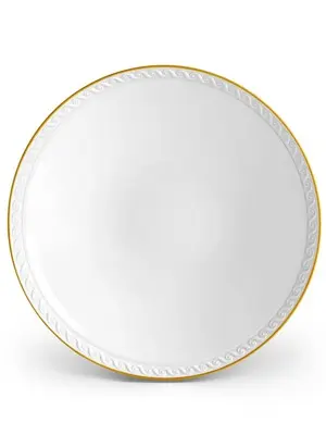 L'Objet Neptune Porcelain Soup Plate - White