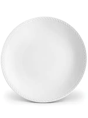 L'Objet Neptune Porcelain Charger Plate - White