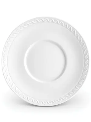 L'Objet Neptune Porcelain Saucer Plate - White
