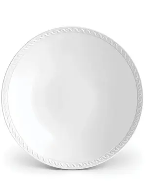L'Objet Neptune Porcelain Soup Plate - White