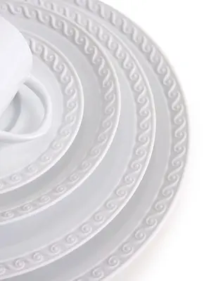 L'Objet Neptune Porcelain Soup Plate