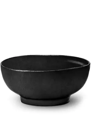 L'Objet Terra Porcelain Sauce Bowl - Black