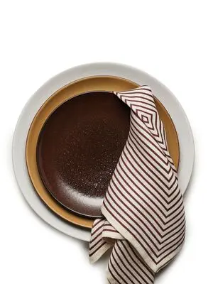 L'Objet Terra Porcelain Dessert Plate - Red