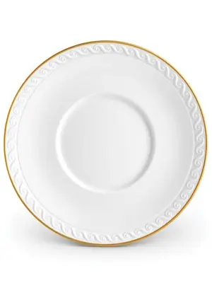 L'Objet Neptune Porcelain Saucer Plate - White