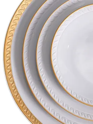 L'Objet Neptune Porcelain Dessert Plate - White