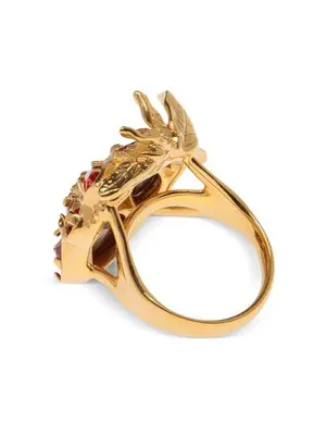 Bally Deco Crystal-embellished Ring