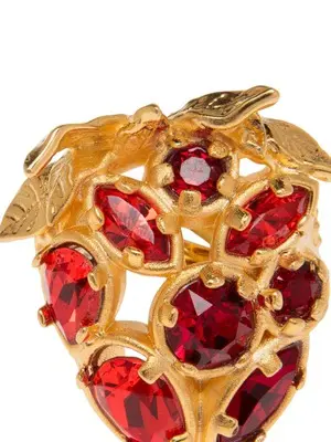 Bally Deco Crystal-embellished Ring