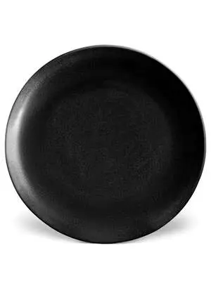 L'Objet Terra Porcelain Plate - Black