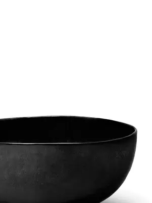 L'Objet Terra Porcelain Salad Bowl - Black
