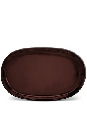 L'Objet Small Terra Porcelain Platter - Red