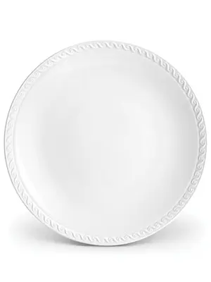 L'Objet Neptune Porcelain Dinner Plate - White
