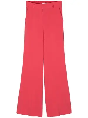 Alberto Biani Flared Tailored Trousers - Pink