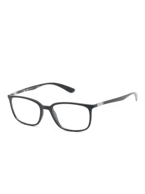Ray-ban Rectangle-frame Glasses - Silver