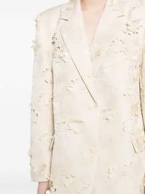 JNBY Floral Appliqué Blazer - Neutrals
