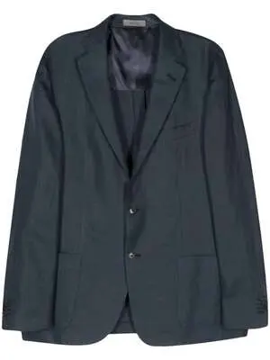 Corneliani Linen Single-breasted Blazer