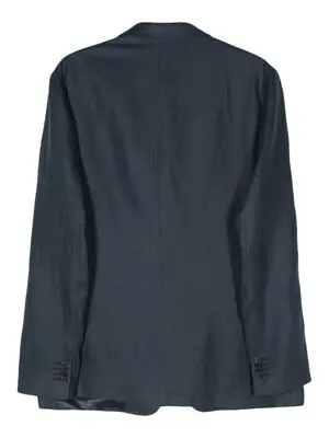 Corneliani Linen Single-breasted Blazer