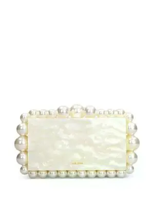 Cult Gaia Eos Studded Clutch - Neutrals