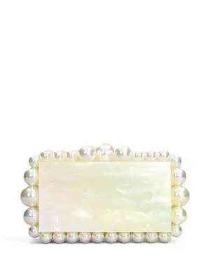 Cult Gaia Eos Studded Clutch - Neutrals