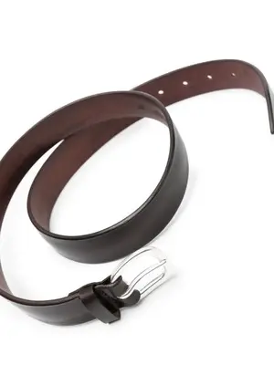 ORTIGNI Buckled Leather Belt