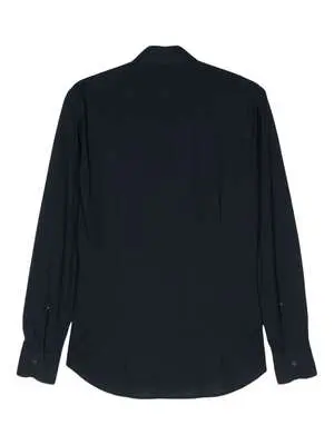 MAZZARELLI Tonal Stitching Cotton Shirt