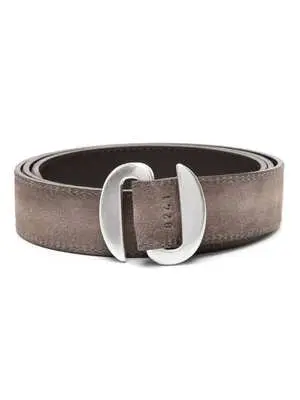 ORTIGNI Buckled Suede Belt