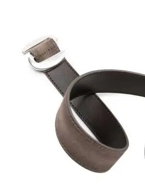 ORTIGNI Buckled Suede Belt