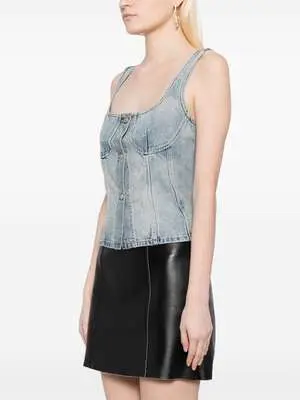 JNBY Corset Denim Top