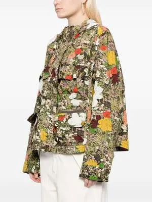 JNBY Floral-print Hooded Jacket