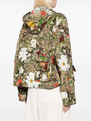JNBY Floral-print Hooded Jacket