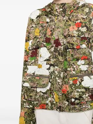 JNBY Floral-print Hooded Jacket