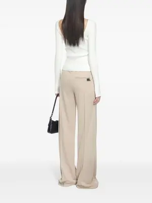 COURREGES Ribbed-knit Top