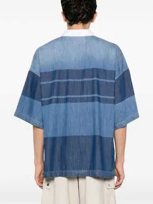 Dsquared2 Logo-print Denim Polo Shirt