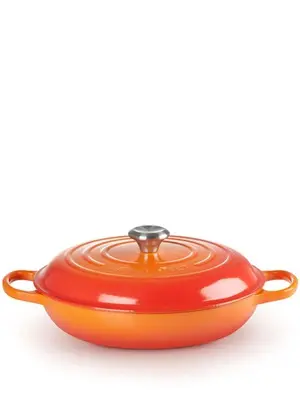 LE CREUSET Signature Cast Iron Casserole - Orange