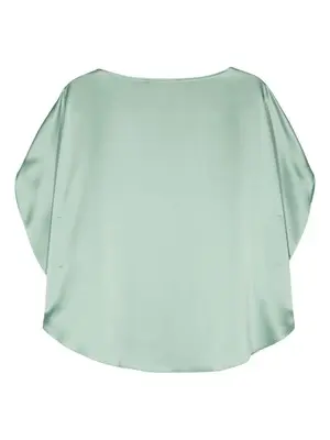 GIANLUCA CAPANNOLO Tonal Stitching Blouse - Green
