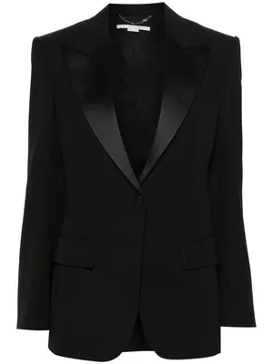 Stella McCartney Wool Single-breasted Blazer - Black