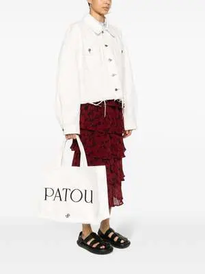 PATOU Large Canvas Tote Bag